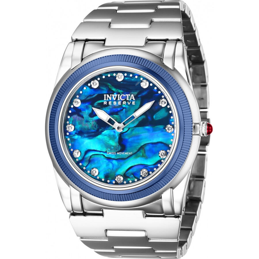 Invicta Reserve Slim Quartz Diamond Blue Dial Men's Watch 41063 ...
