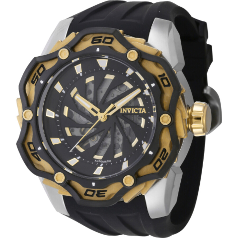 Invicta Ripsaw Automatic Black Dial Men's Watch 44111 886678585809 ...