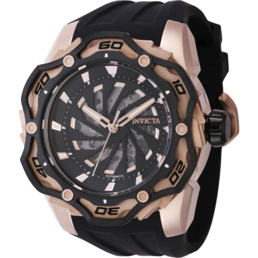 Invicta Ripsaw Automatic Black Dial Men's Watch 44113 886678585823 ...