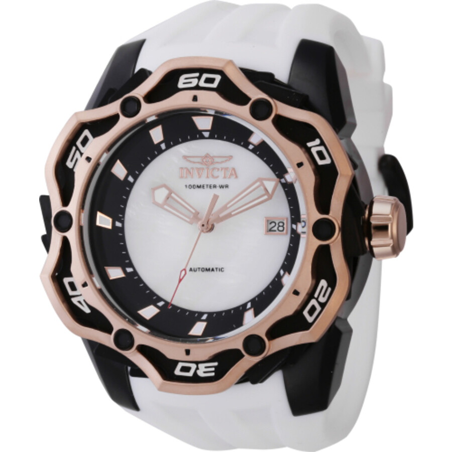 Invicta Ripsaw Automatic Date White Dial Men's Watch 44100 886678585694 ...