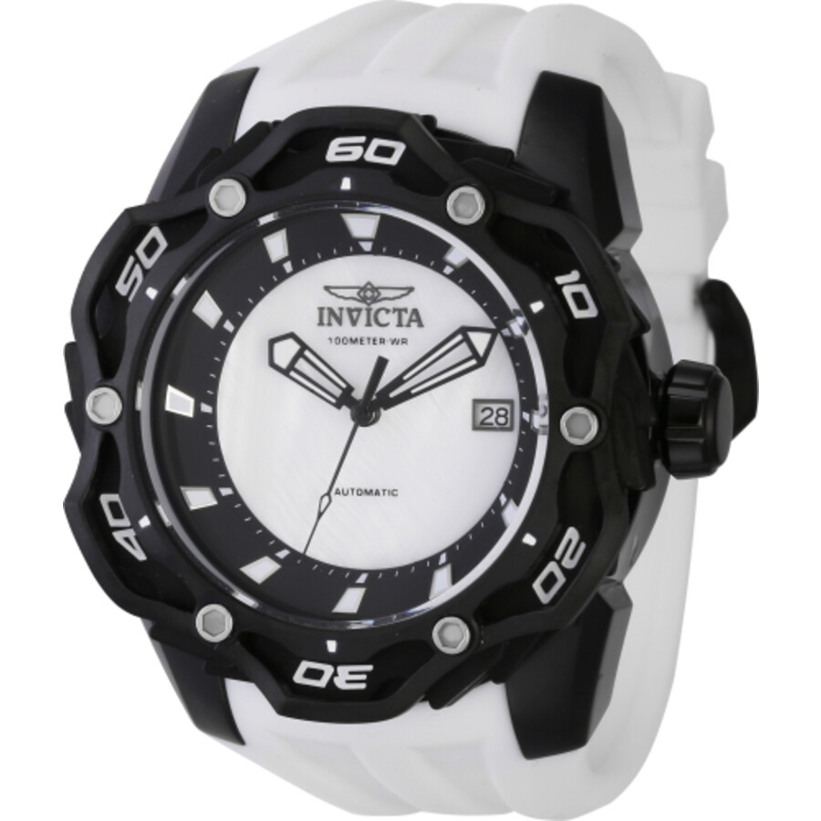 Invicta Ripsaw Automatic Date White Dial Men's Watch 44101 886678585700 ...