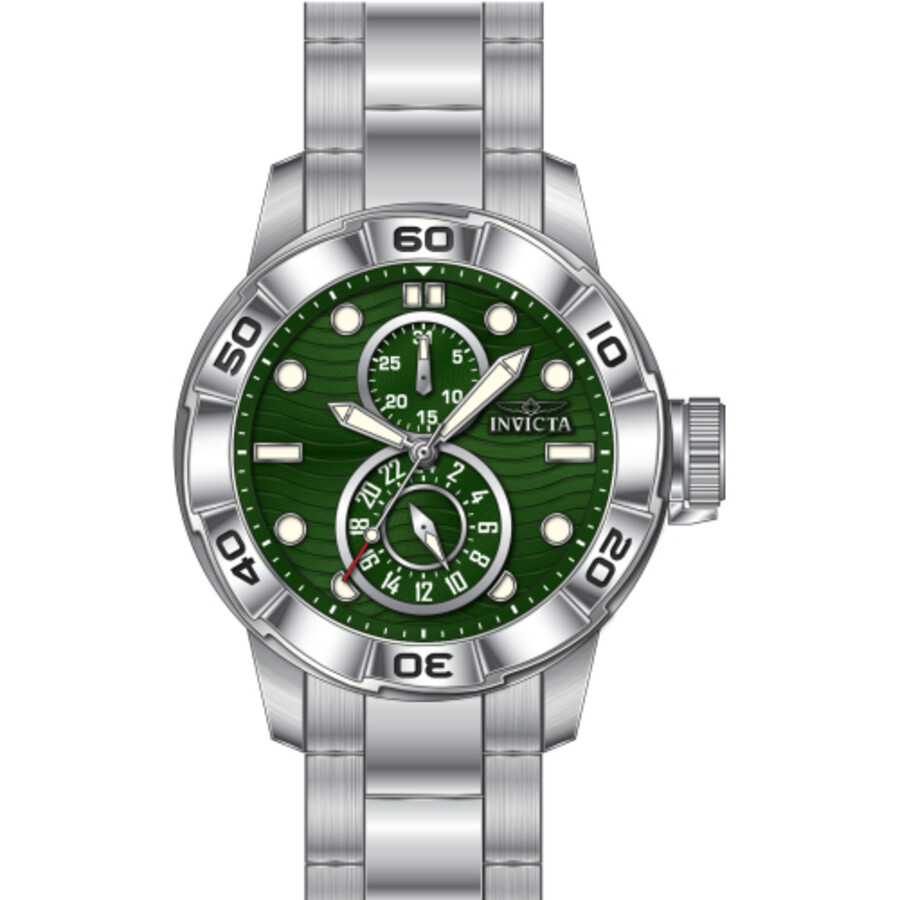 Invicta Ripsaw GMT Date Quartz Green Dial Men's Watch 47563 ...