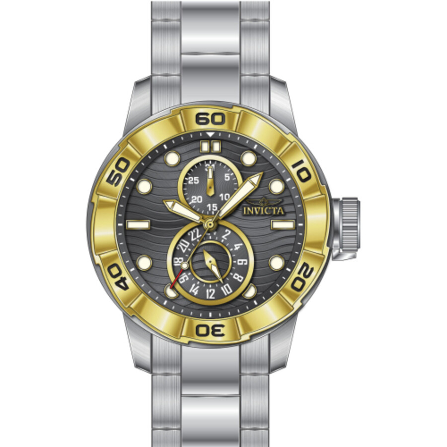 Invicta Ripsaw GMT Date Quartz Gunmetal Dial Unisex Watch 47565 ...