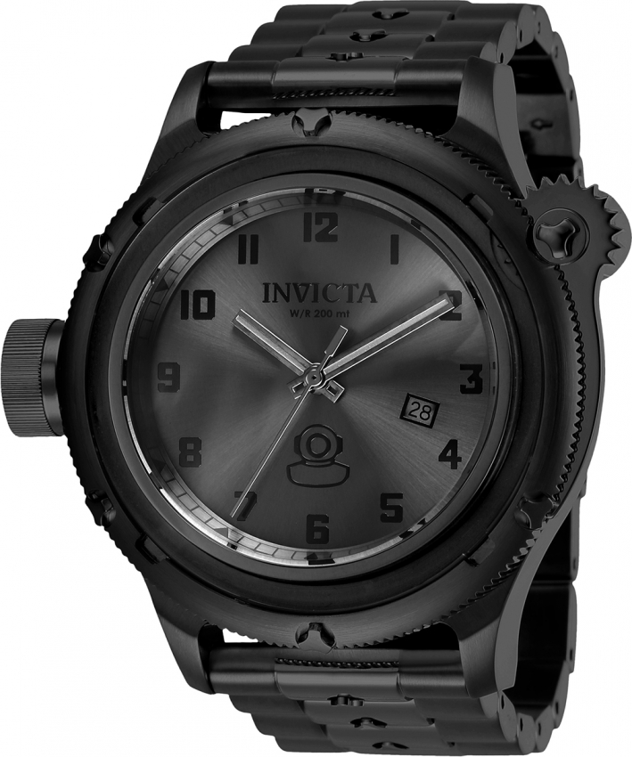 Invicta Russian Diver Black Dial Men's Watch 26467 886678319039 ...