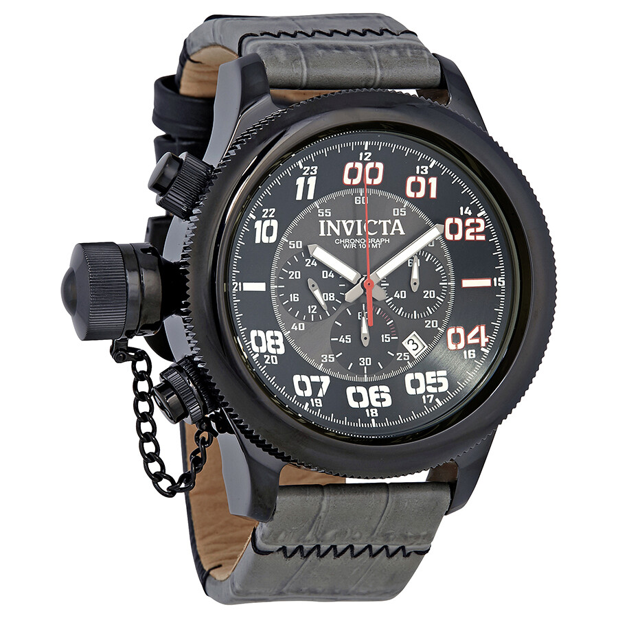 Invicta Russian Diver Chronograph Black Dial Men's Watch 22289 ...