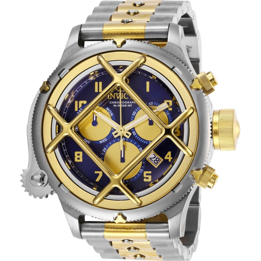 Invicta Russian Diver Chronograph Blue Dial Men's Watch 26461 ...
