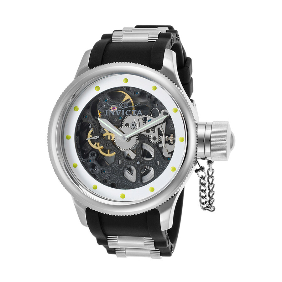 Invicta Russian Diver Silver Dial Men's Watch 80114 886678131303 ...