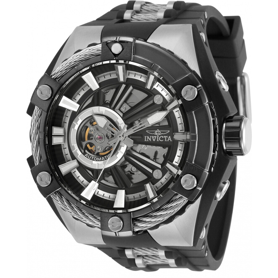 Invicta S1 Rally Automatic Black Dial Open Heart Men's Watch 28864 ...