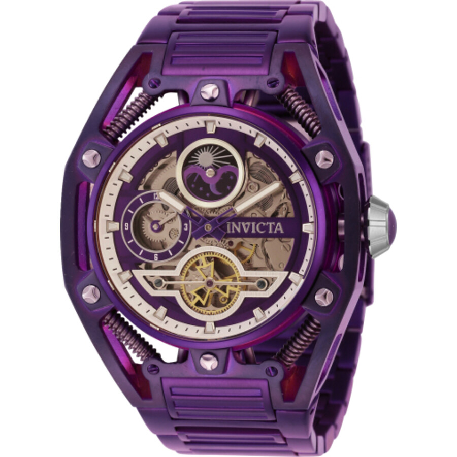 Invicta S1 Rally Automatic Day-Night Purple Dial Men's Watch 42134 ...