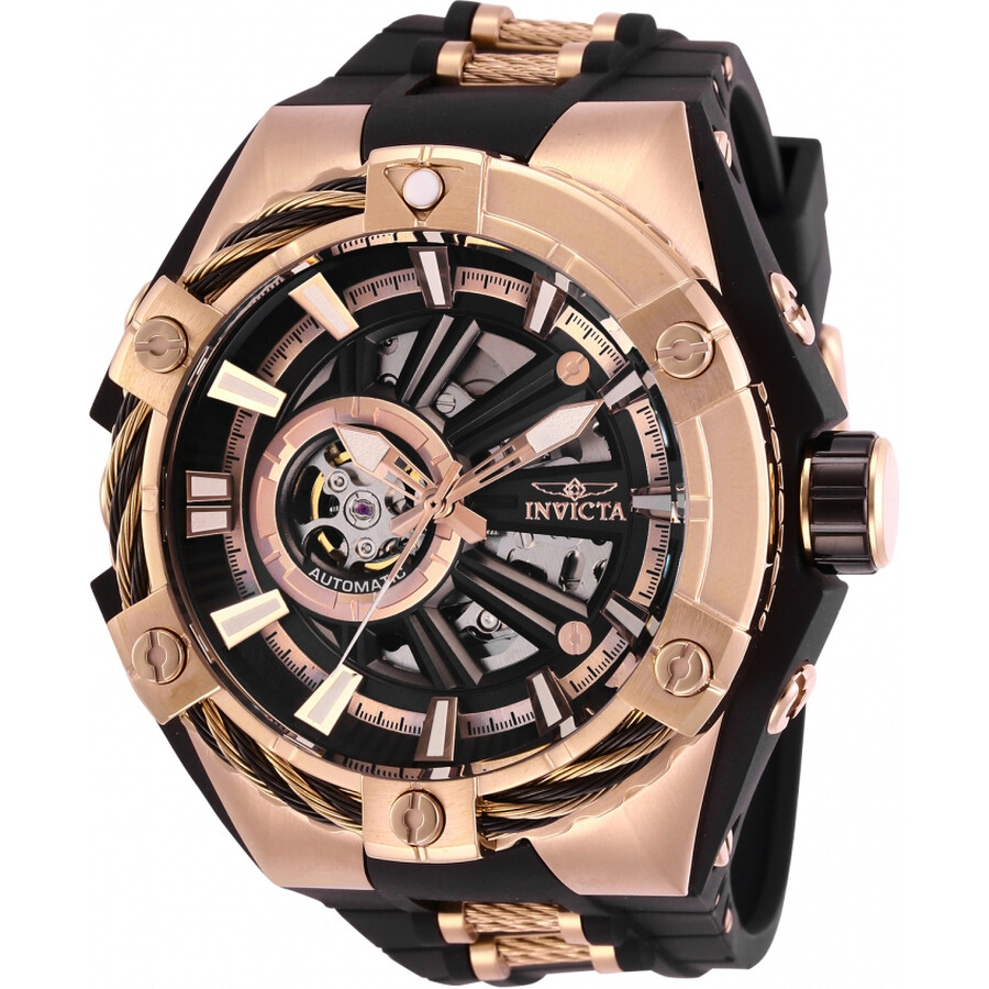 Invicta S1 Rally Automatic Rose Open Heart Dial Men's Watch 28861 ...