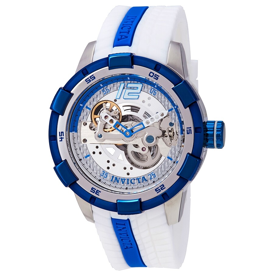 Invicta S1 Rally Automatic Silver Dial Men's Watch 26621 886678320608 ...