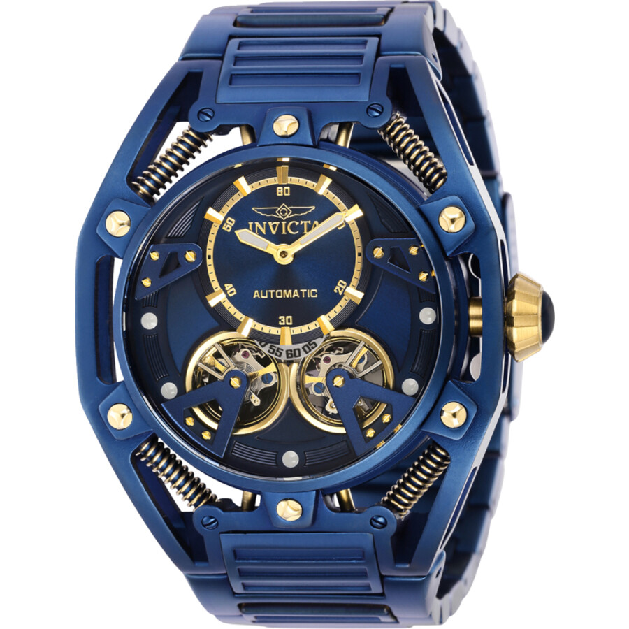 Invicta S1 Rally Automatic Blue Dial Men's Watch 36092 886678440436 ...