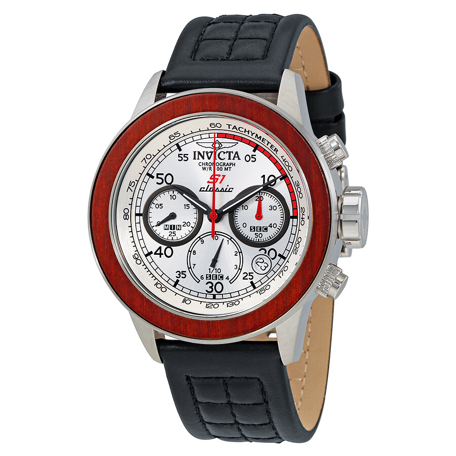 Invicta S1 Rally Chronograph Antique Silver Dial Men's Watch 23065 ...