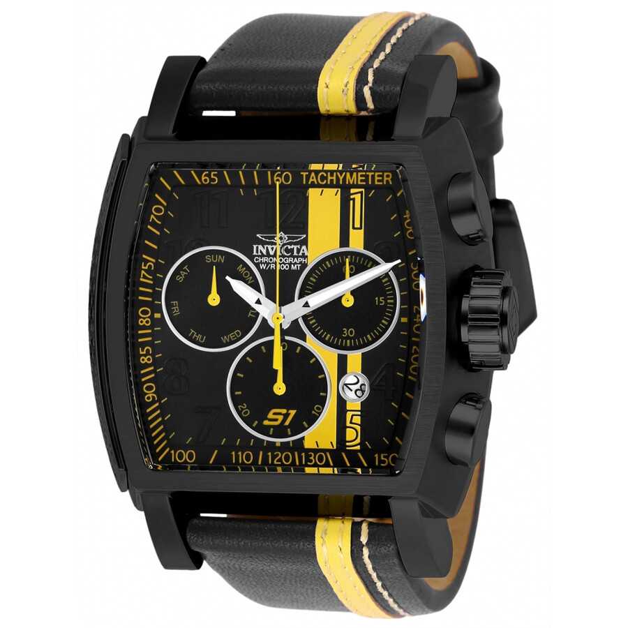 Invicta S1 Rally Chronograph Black Dial Men's Watch 26397 886678317936 ...