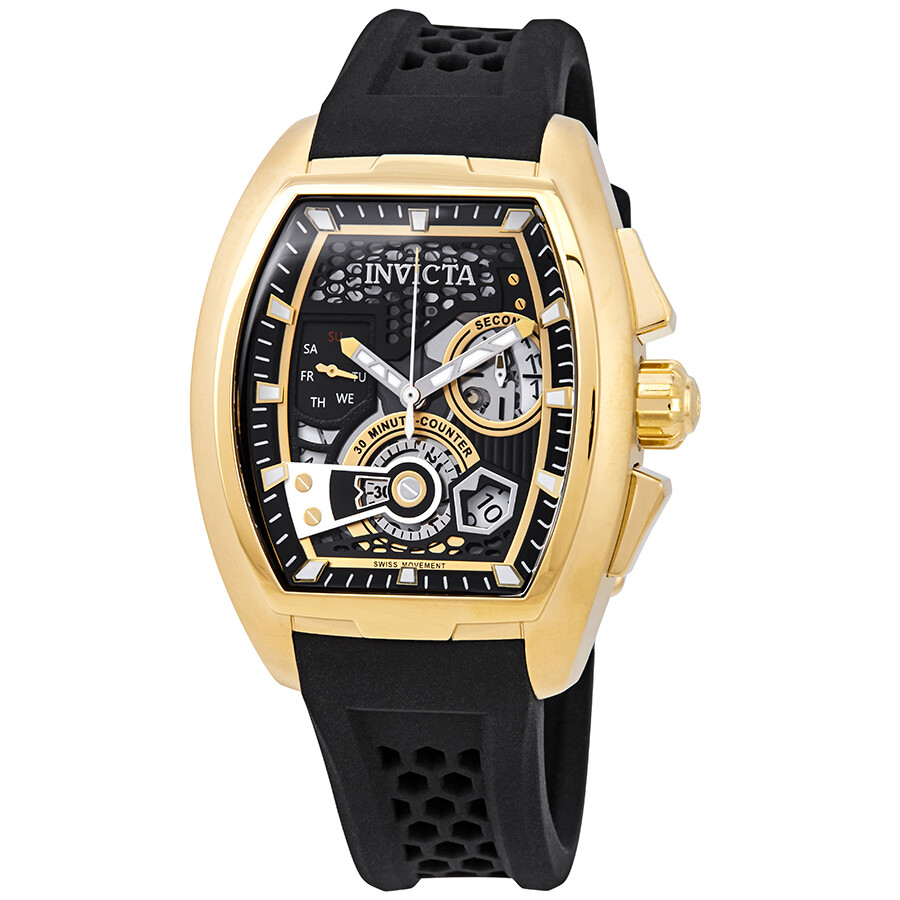 Invicta S1 Rally Chronograph Black Dial Men's Watch 26398 886678317516 ...
