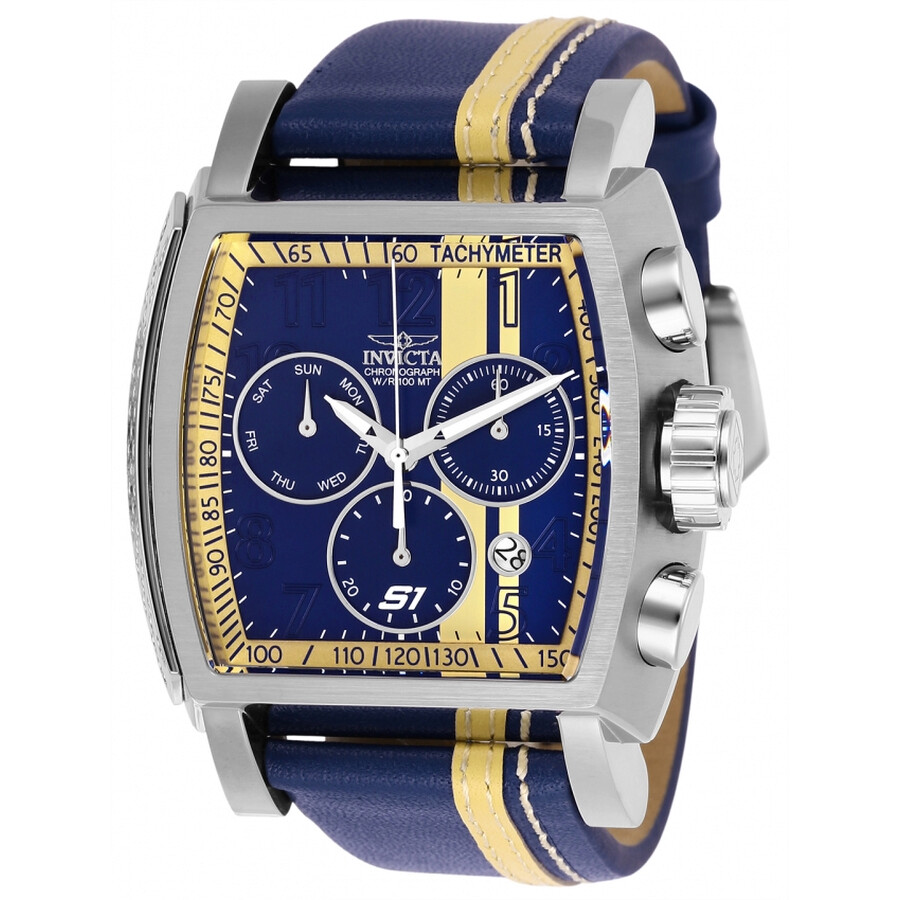 Invicta S1 Rally Chronograph Blue Dial Men's Watch 26396 886678317929 ...