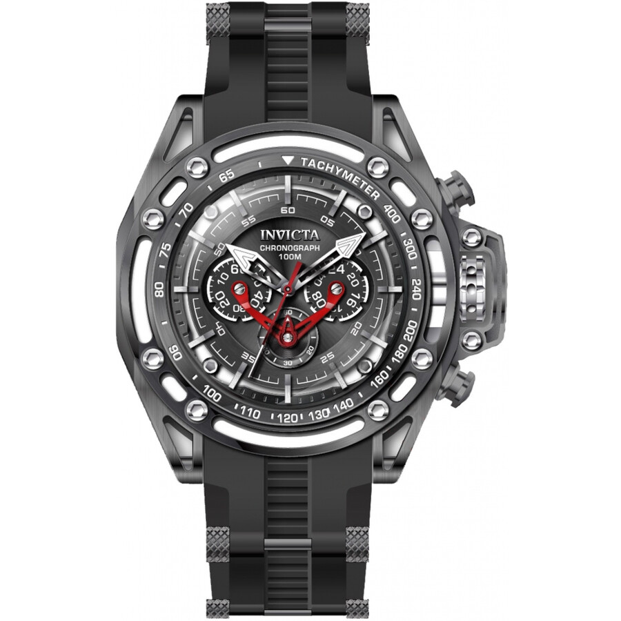 Invicta S1 Rally Chronograph GMT Quartz Black Dial Men's Watch 38158 ...