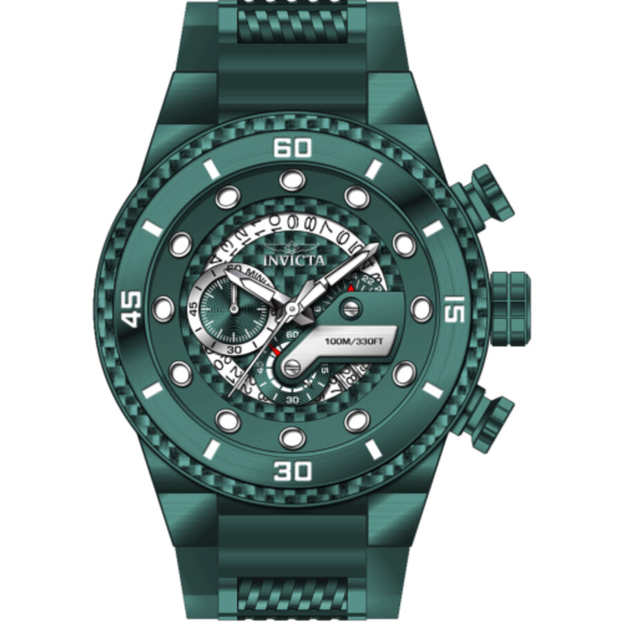 Invicta S1 Rally Chronograph Quartz Green Dial Men's Watch 40753 ...
