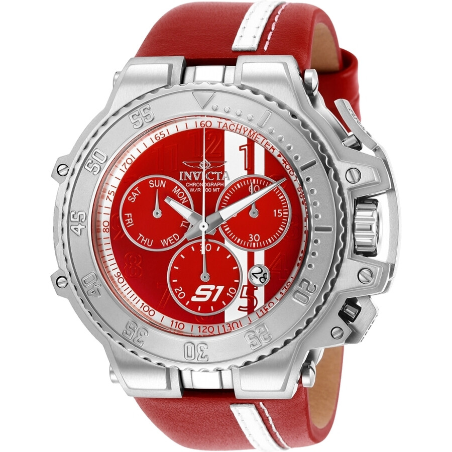 Invicta S1 Rally Chronograph Quartz Red Dial Men's Watch 28394 ...