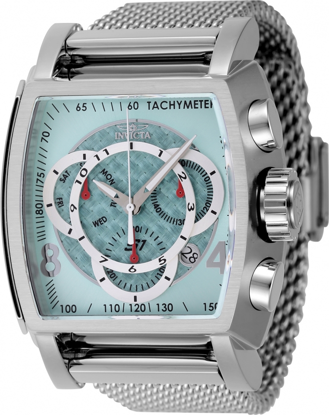 Invicta S1 Rally Chronograph Quartz Turquoise Dial Men's Watch 46009 ...