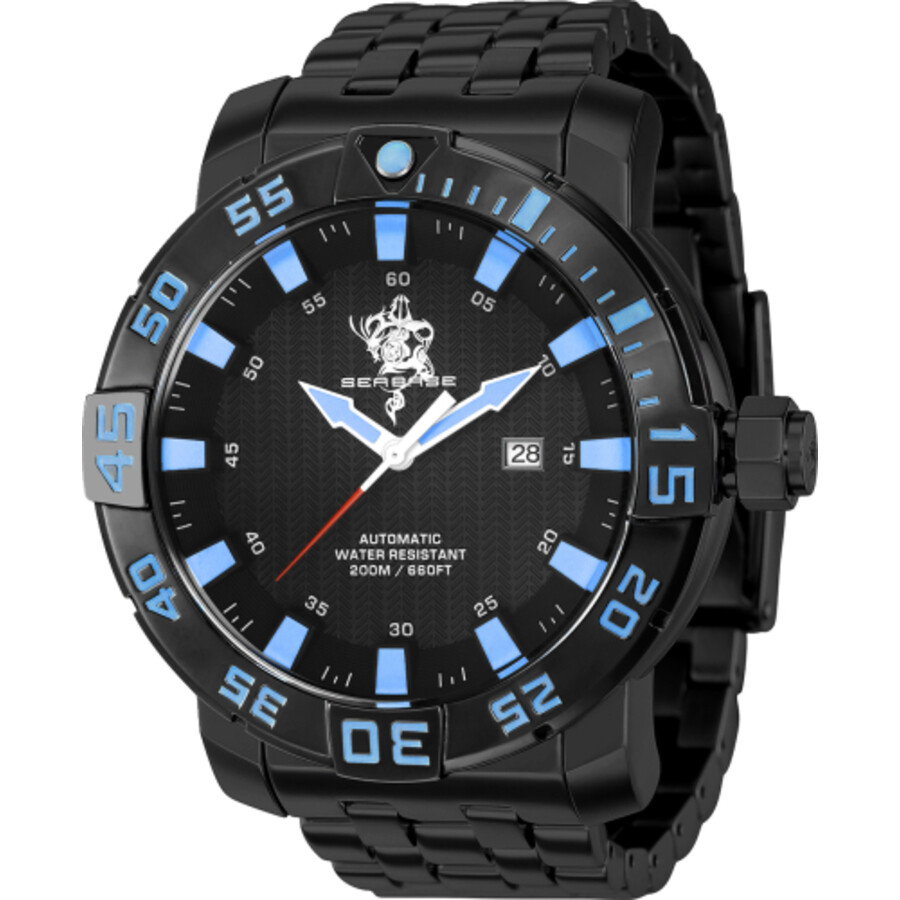 Invicta Sea Base Automatic Black Dial Men's Watch 38235 886678520183 ...