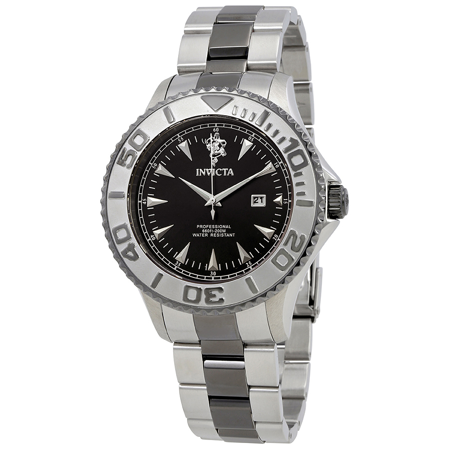 Invicta Sea Base Black Dial Stainless Steel Men's Watch 17973 ...