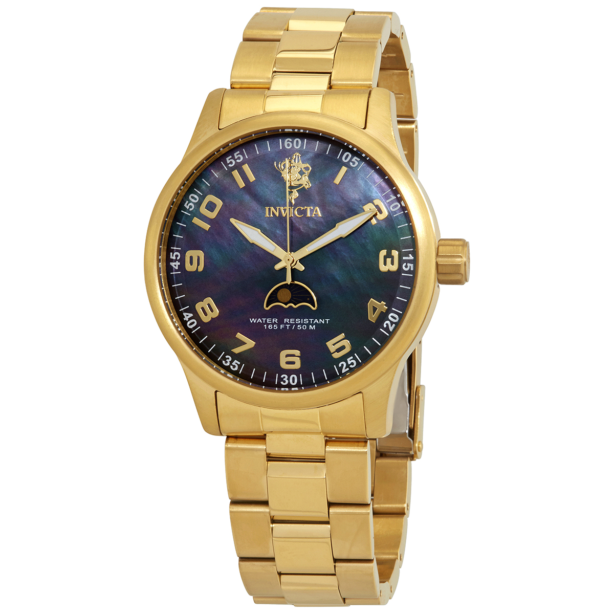 Invicta Sea Base Black Mother of Pearl Dial Men's Watch 23826 ...