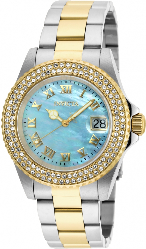 Invicta Sea Base Blue Mother of Pearl Ladies Watch 20368 886678251803 ...