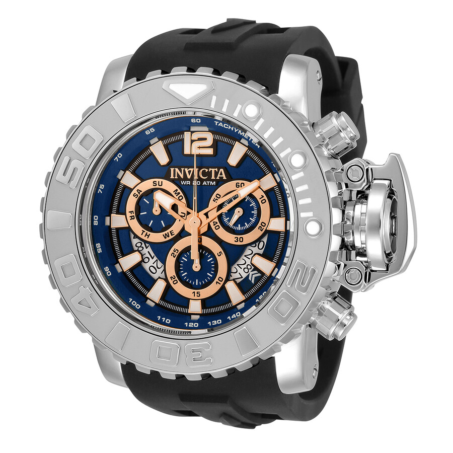 Invicta Sea Hunter Chronograph Quartz Blue Dial Men's Watch 32617 ...