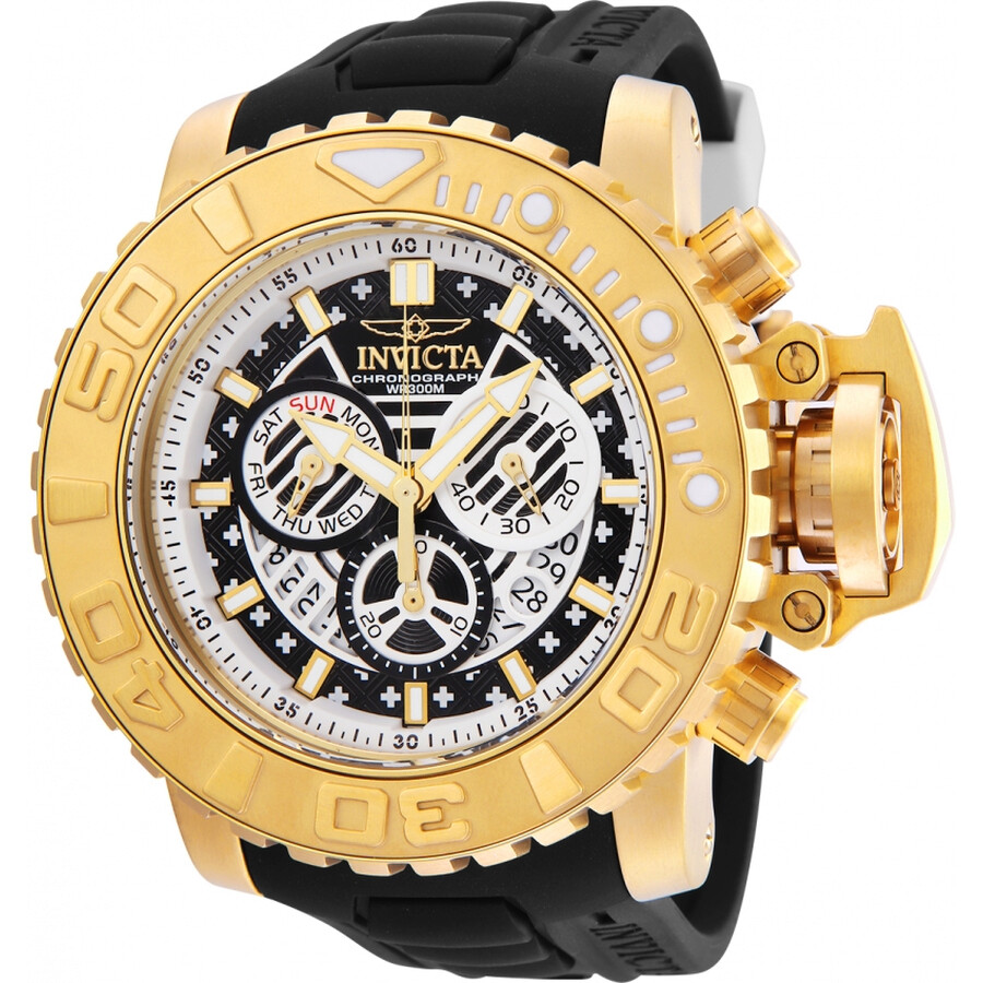 Invicta Sea Hunter Chronograph Black Dial Men's Watch 24933 ...
