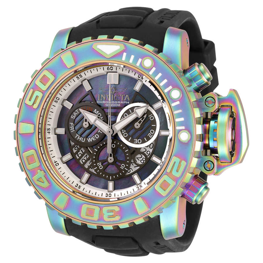 Invicta Sea Hunter Chronograph Quartz Black Dial Men's Watch 34726 ...