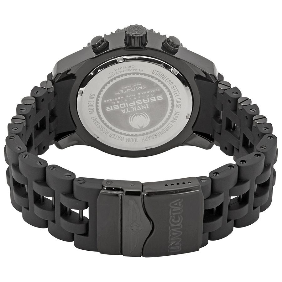 Invicta Sea Spider Chronograph Black Dial Men's Watch 22454 - Sea ...