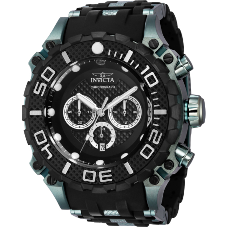 Invicta Sea Spider Chronograph GMT Quartz Black Dial Men's Watch 43172 ...