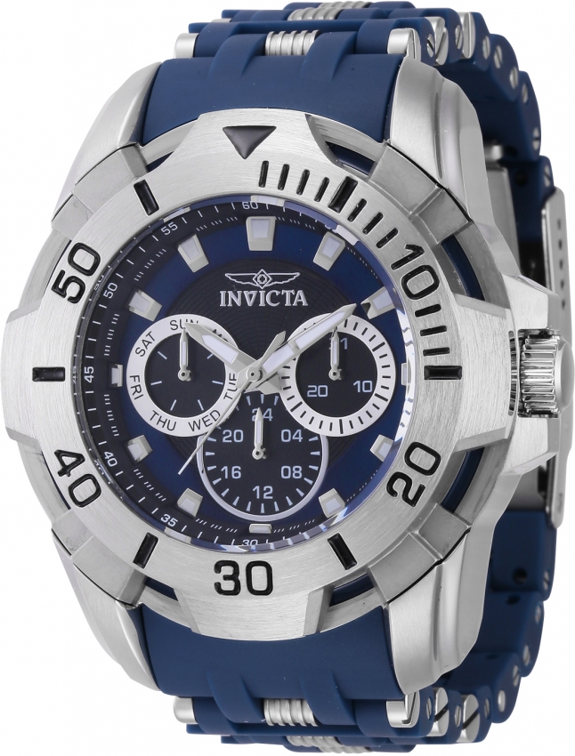 Invicta Sea Spider GMT Date Quartz Blue Dial Men's Watch 44124 ...
