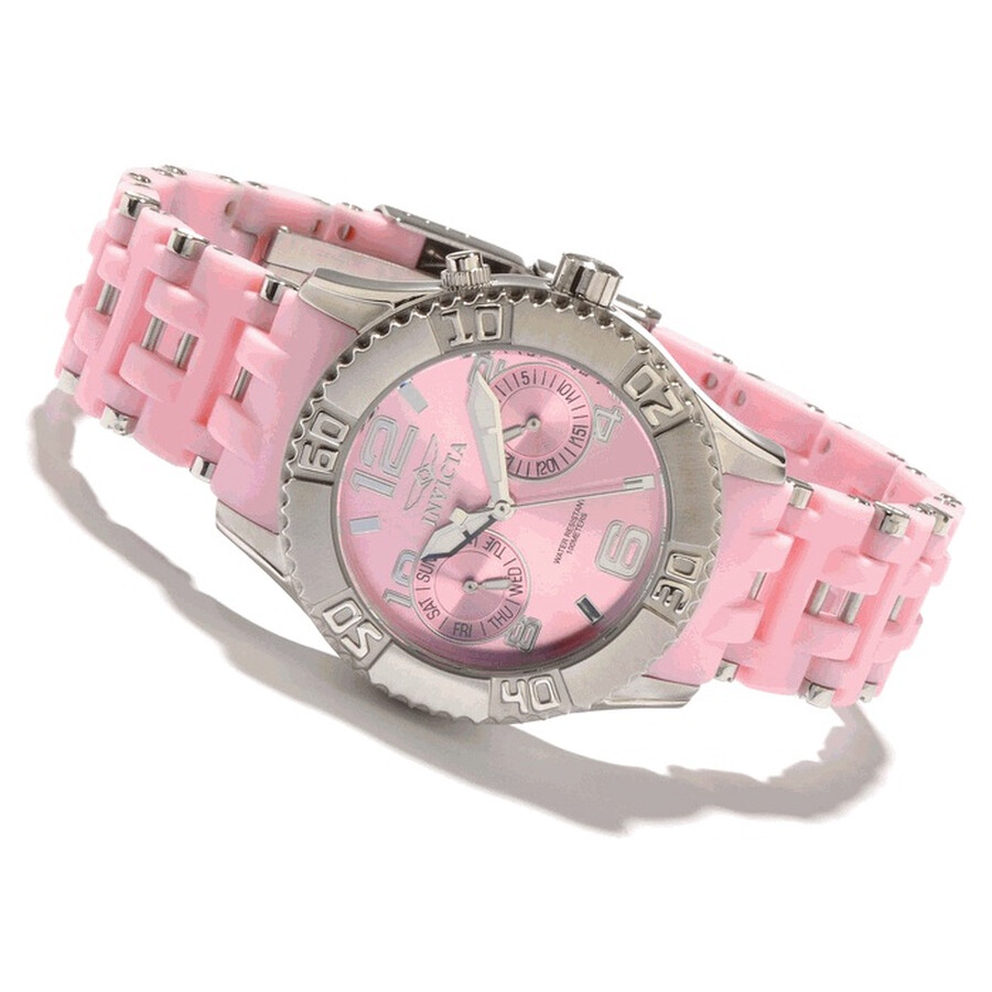 Invicta Sea Spider Pink Dial Ladies Watch 0271 843836002714 - Watches ...