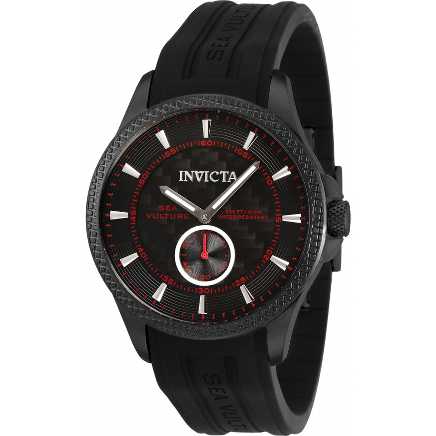 Invicta Sea Vulture Quartz Black Dial Men's Watch 35033 886678420407 ...