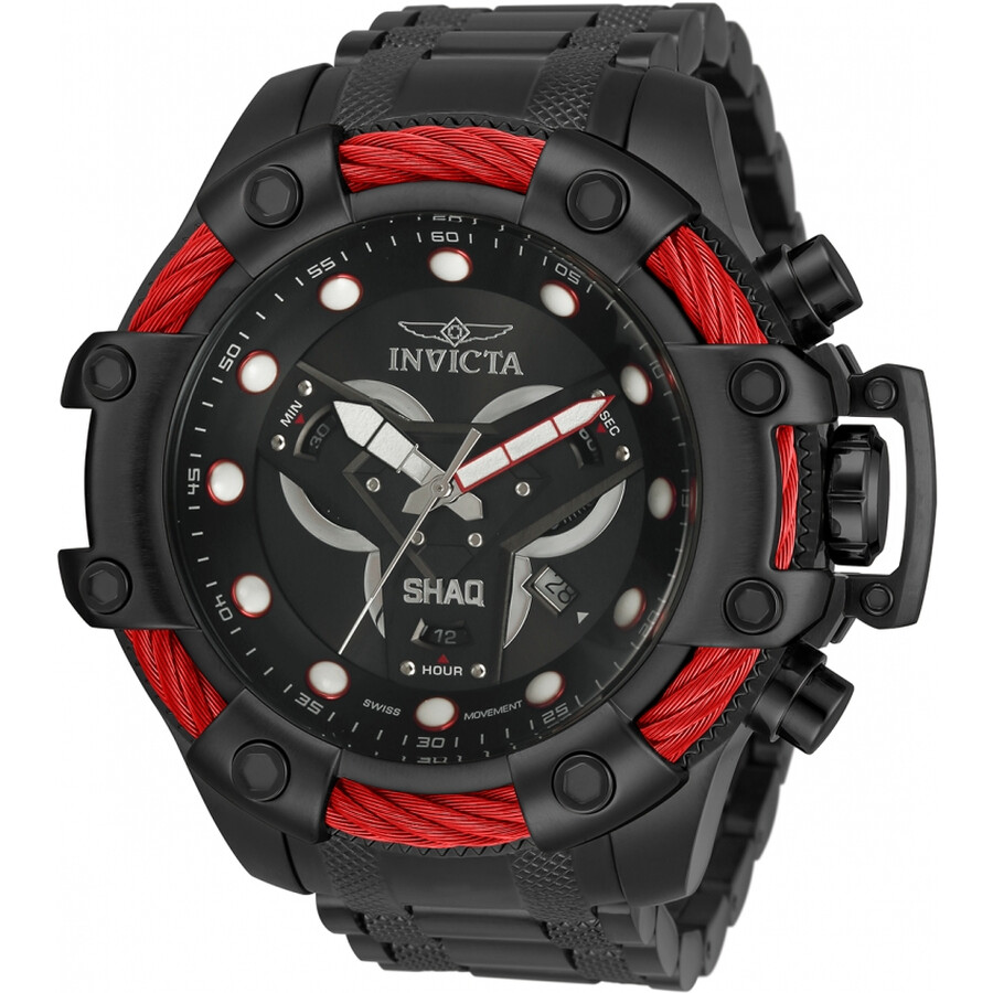 Invicta SHAQ Chronograph Quartz Black Dial Men's Watch 33655 ...