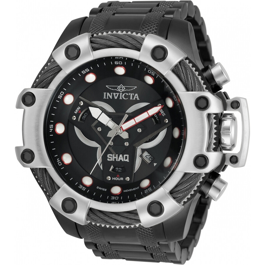 Invicta SHAQ Chronograph Quartz Black Dial Men's Watch 33656 ...