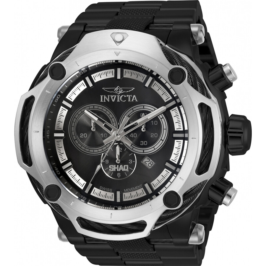 Invicta SHAQ Chronograph Quartz Black Dial Men's Watch 33663 ...