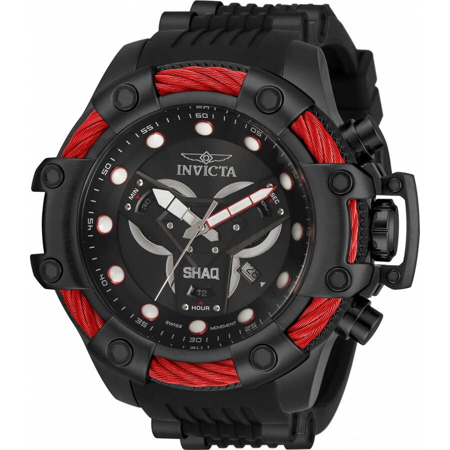 Invicta SHAQ Chronograph Quartz Black Dial Men's Watch 33668 ...