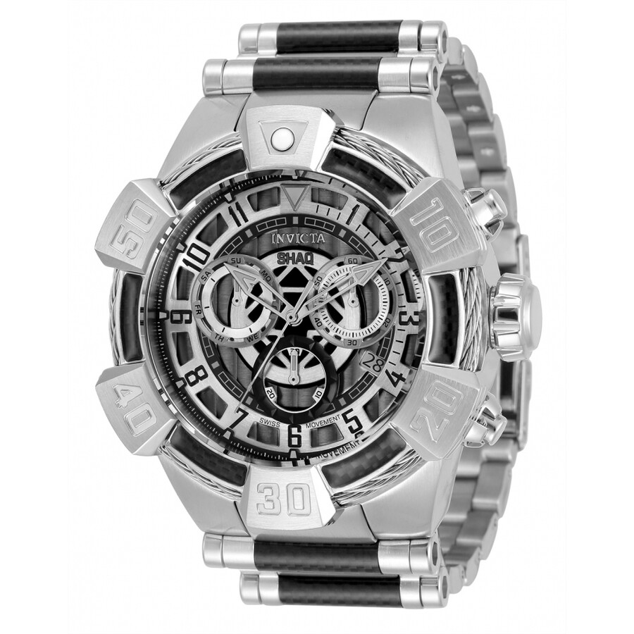 Invicta SHAQ Chronograph Quartz Black Dial Men's Watch 33676 ...