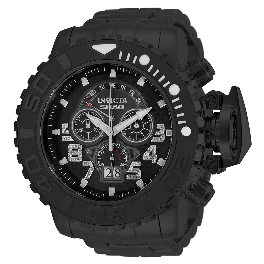 Invicta SHAQ Chronograph Quartz Black Dial Men's Watch 33731 ...