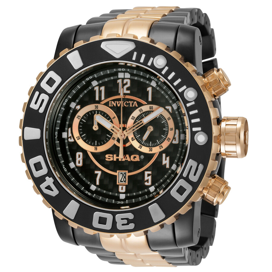 Invicta SHAQ Chronograph Quartz Black Dial Men's Watch 33754 ...