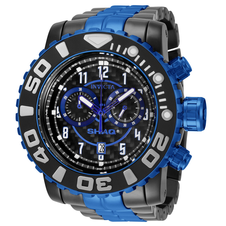 Invicta SHAQ Chronograph Quartz Black Dial Men's Watch 33756 ...