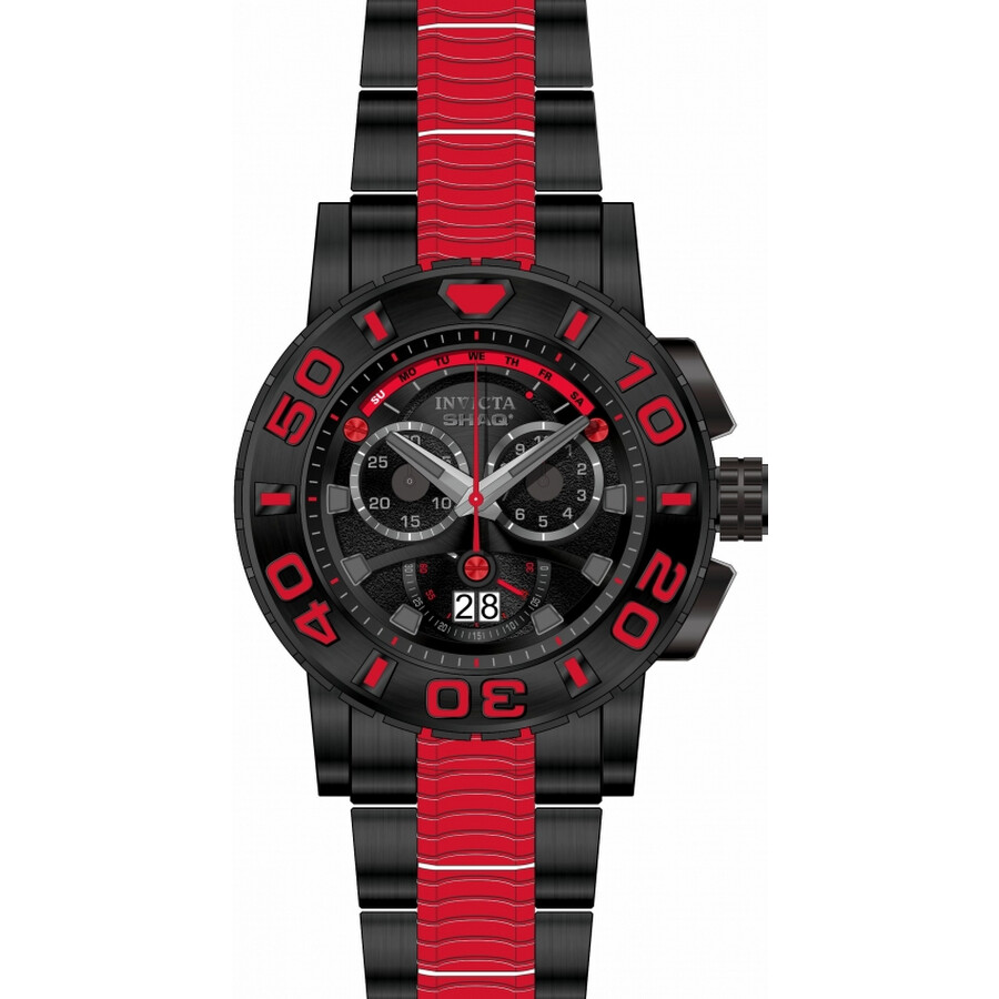 Invicta SHAQ Chronograph Quartz Black Dial Men's Watch 33760 ...