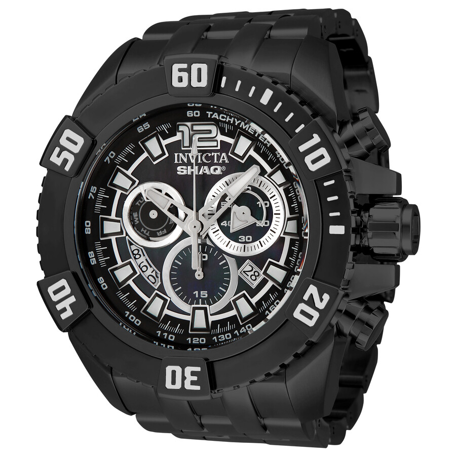 Invicta SHAQ Chronograph Quartz Black Dial Men's Watch 33770 ...