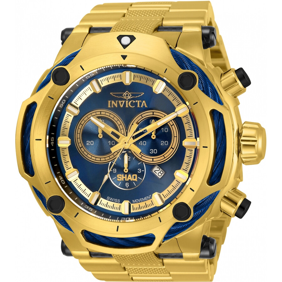Invicta SHAQ Chronograph Quartz Blue Dial Men's Watch 33660 ...