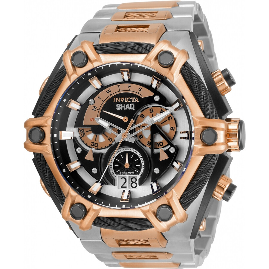 Invicta SHAQ Chronograph Quartz Silver Dial Men's Watch 33684 ...