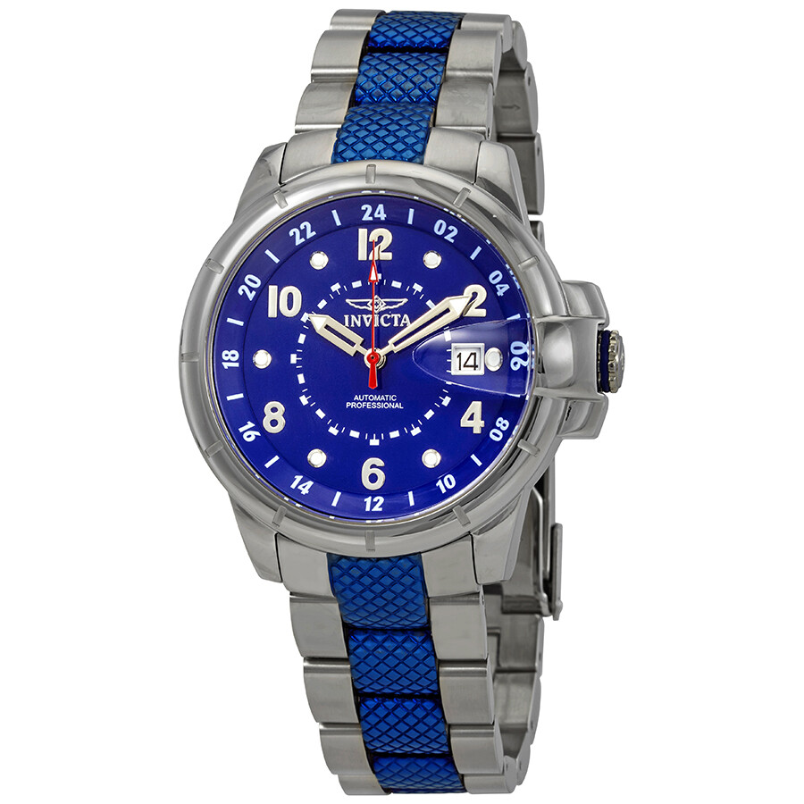 Invicta Signature Automatic Blue Dial Men's Watch 7087 843836070874 ...