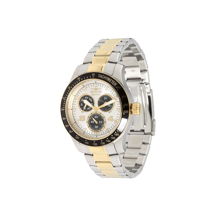 Invicta Signature II Silver Dial Tachymeter Men's Watch 7307 ...
